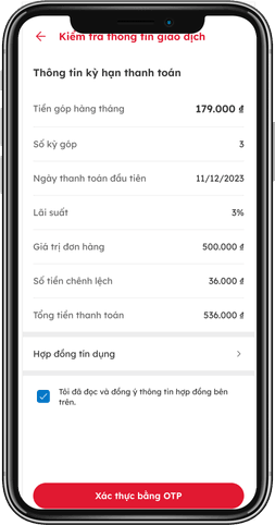 Tài khoản Home PayLater - Mua trước trả sau từ 0% lãi suất